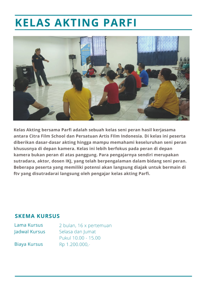 Program Kursus – citrafilmschool