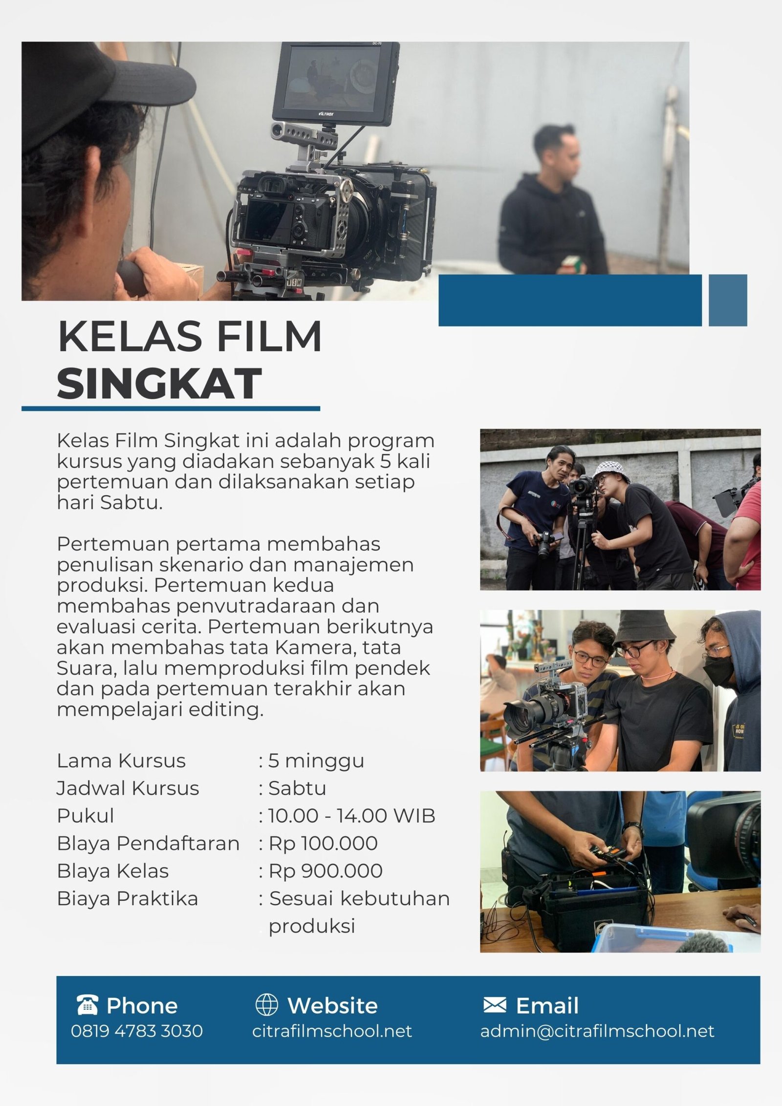 Program Kursus – citrafilmschool